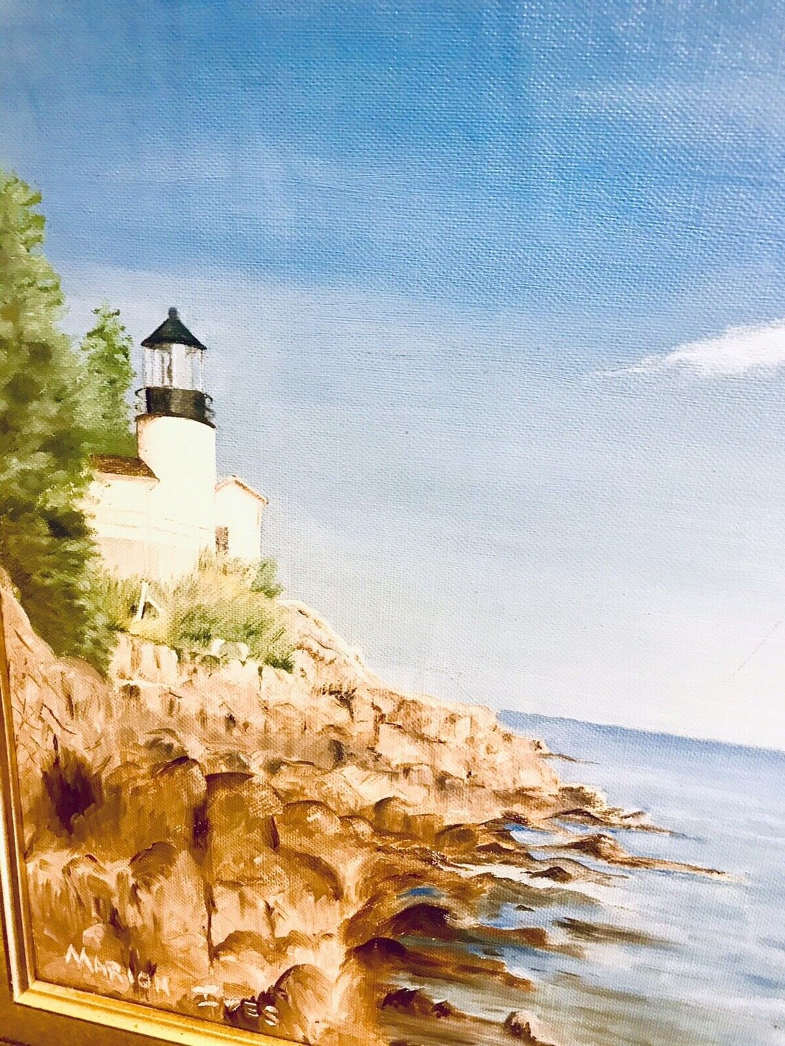Seascape Sea View Wave Oil Painting on Canvas - Etsy