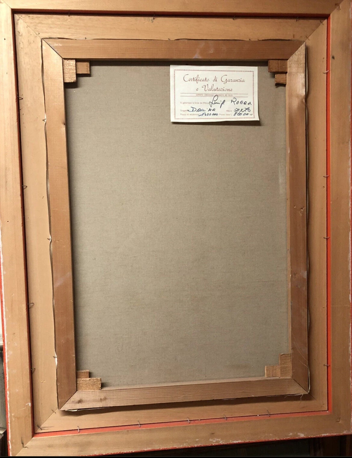 Superb Oil by the Painter Luigi Rocca Representing a Woman at - Etsy