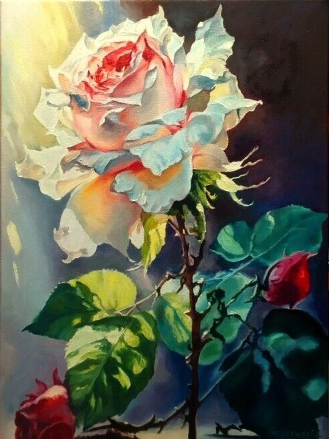 Still Life Pink Flowers Oil Painting on Original Canvas - Etsy Still Life Pink Flowers Oil Painting on Original Canvas - Etsy