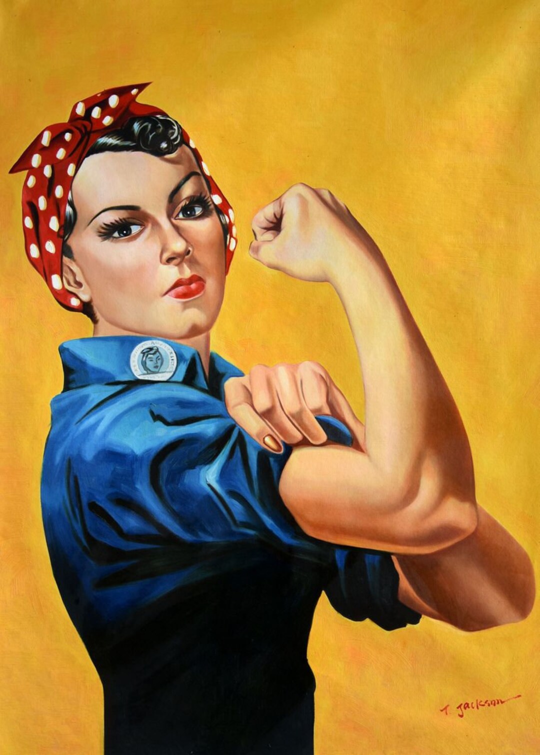 Pop Art Portrait Woman Oil Painting on Canvas / Pop Art Figure Woman ...