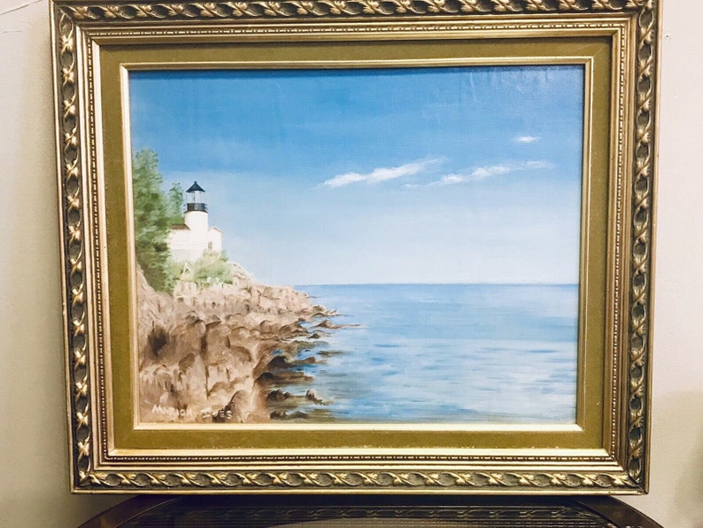 Seascape Sea View Wave Oil Painting on Canvas - Etsy