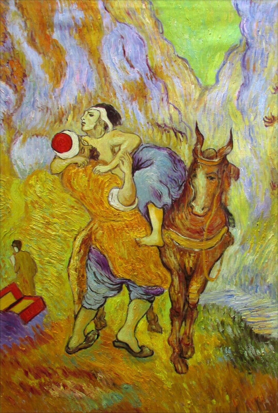 Der barmherzige Samariter nach Van Gogh Gemälde Öl auf - Etsy.de