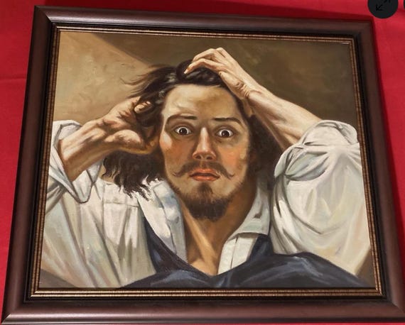 Gustave Courbet The Desperate Man
