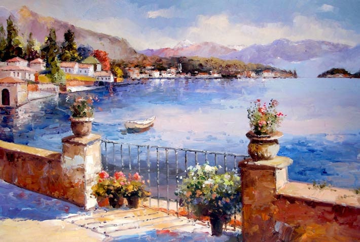 Seasurface View Sea Painting Oil Painting on Canvas / Seascape - Etsy