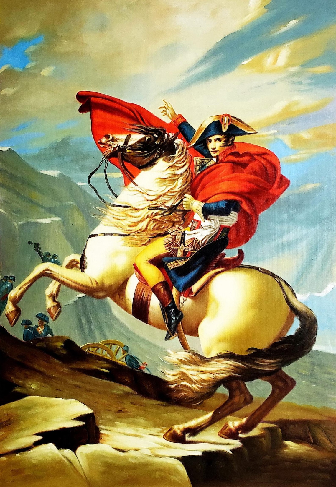 Portrait Napoleon oil painting on canvas | Etsy