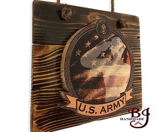 Army Wood Sign | Etsy