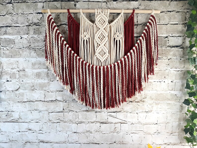 Wall Hanging Macrame Custom Macrame Small Macrame Wall | Etsy