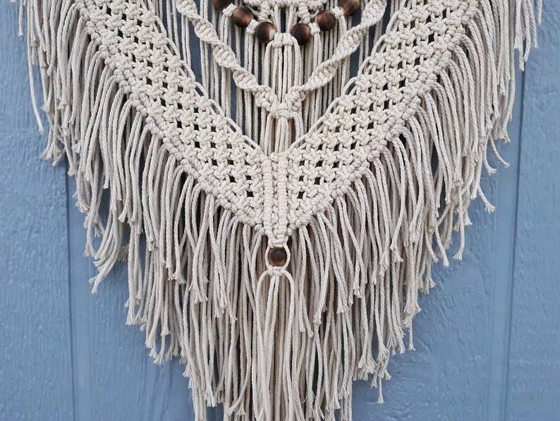 Small Macrame Wall Hanging Home Sweet Home Decor Custom | Etsy