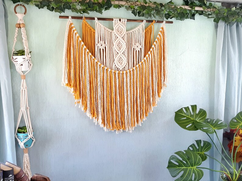 Wall Hanging Macrame Custom Macrame Small Macrame Wall | Etsy