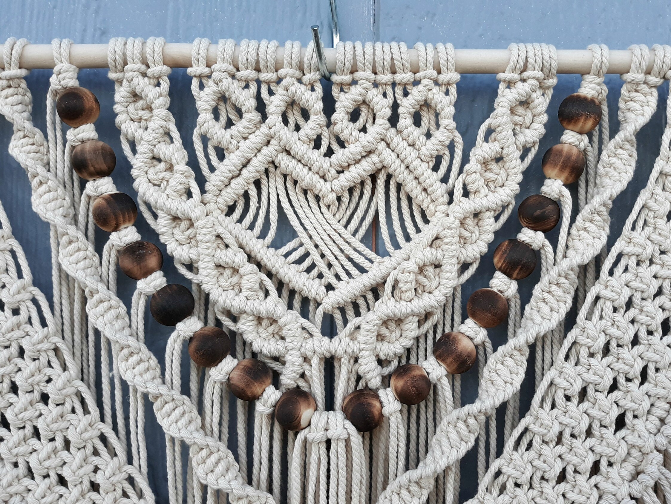 Small Macrame Wall Hanging Home Sweet Home Decor Custom | Etsy