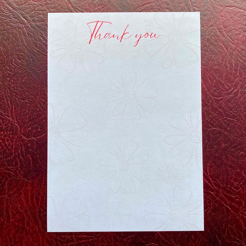 Thank You Letter Writing Set. Perfect Gift. A5 Shiro Tree Free Paper ...