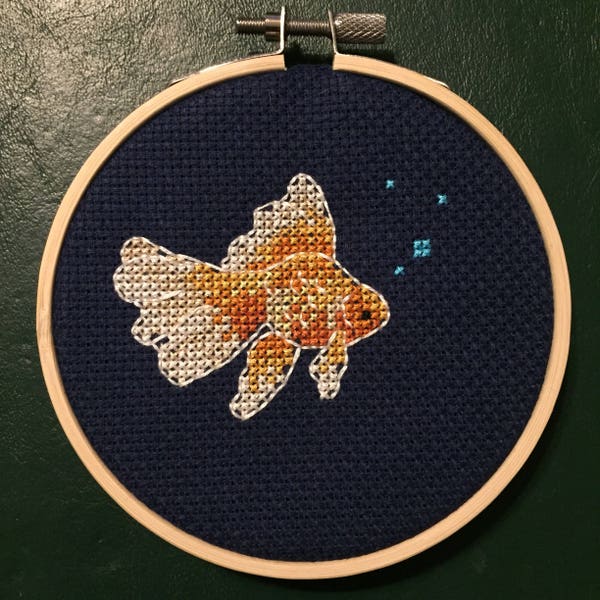 Fish Cross Stitch - Etsy