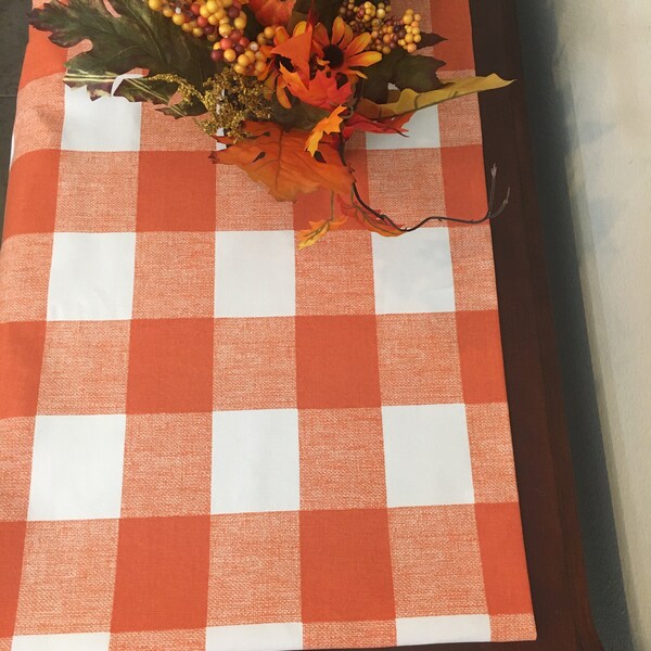 Buffalo Plaid Tablecloth - Etsy