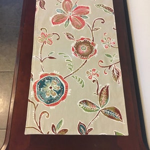 Floral Handmade Table Decor. Home Decoration. Summer Table Runner. Fall ...
