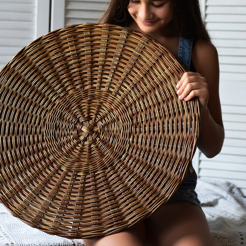 Wicker Wall Decor - Etsy