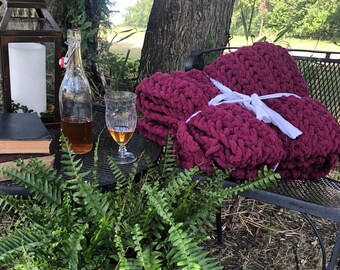 Plum Throw Blanket - Etsy