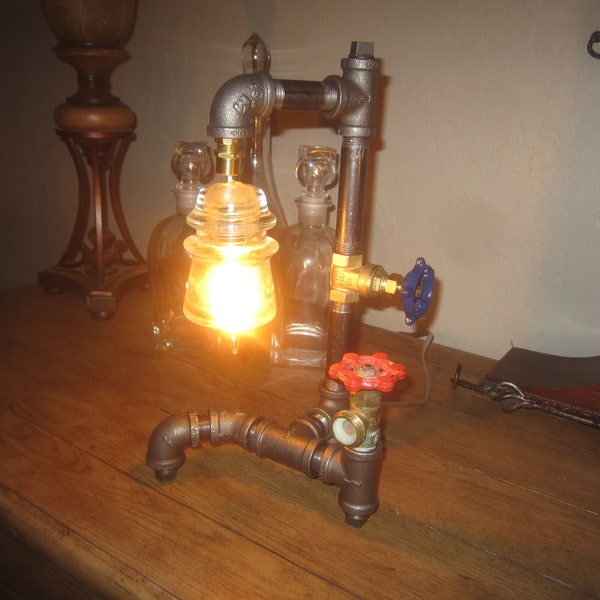 Gas Pipe Lamp - Etsy