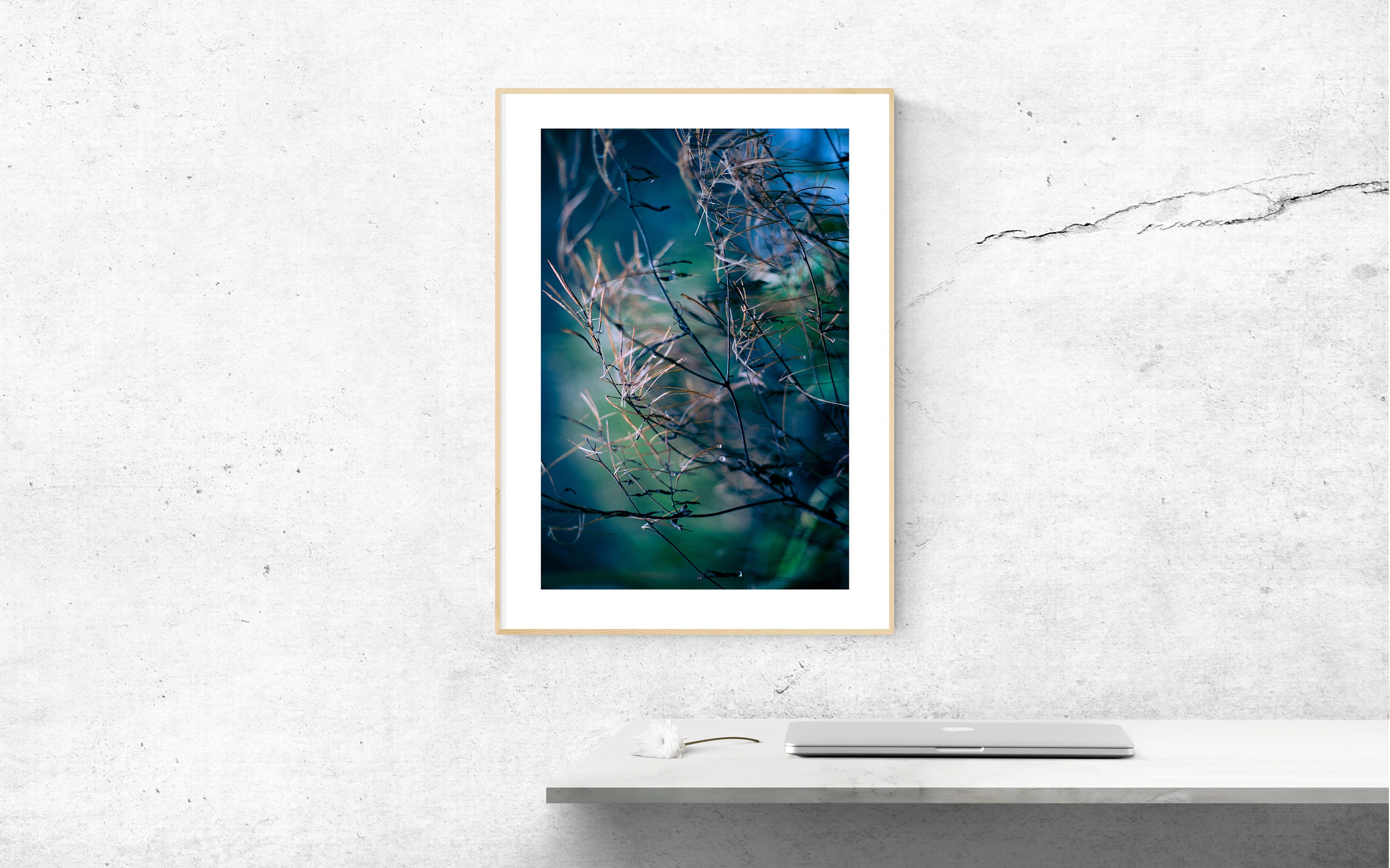 Abstract Nature Triptych Dark Photo Print Triptych - Etsy UK
