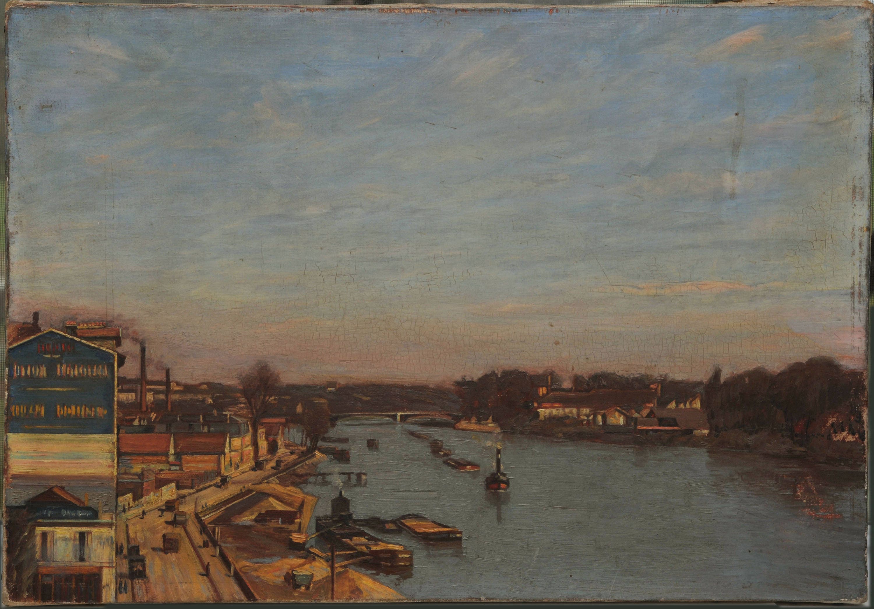 factory storeonline Paris View (circa 1910)- oil on canvas by Richard ...