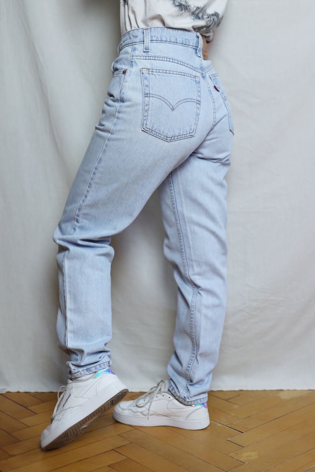 Levi's 550 Size 29 Jeans USA, Vintage Super Light Blue Levi's W29 L30 ...