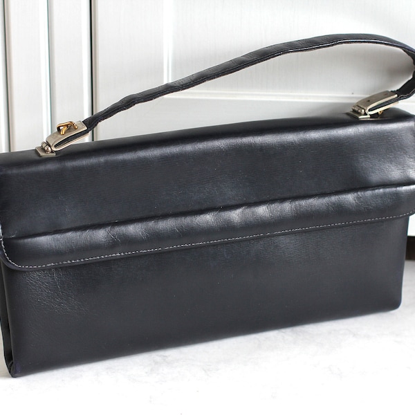 Rectangle Leather Bag - Etsy