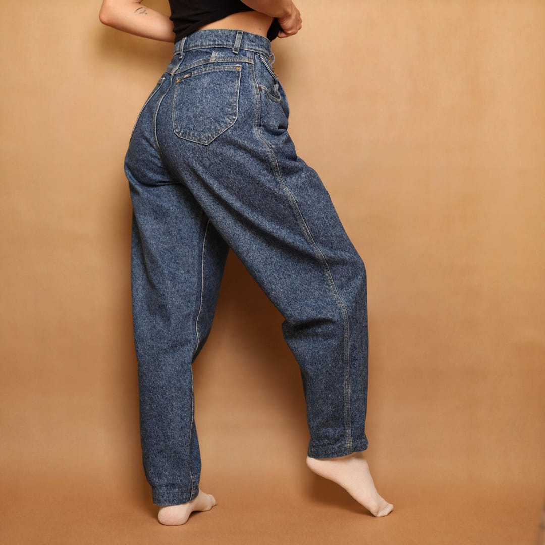 LEE Jeans Size 25 Balloon Fit and Pleated Front, 80s Acid Wash LEE ...