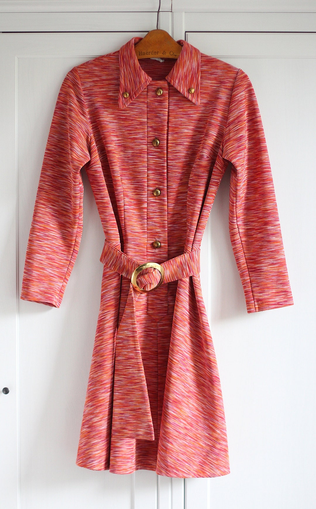 1970's Diolen LOFT Button Front Dress, Vintage Shirt Dress - Etsy