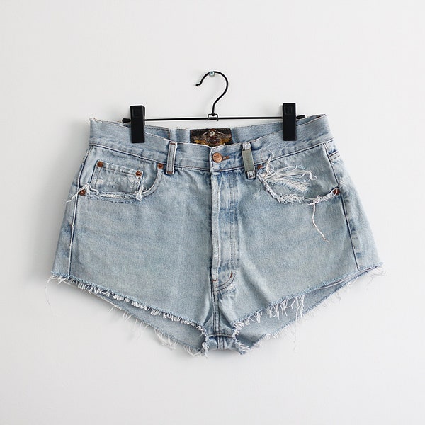 Blue Jean Shorts - Etsy