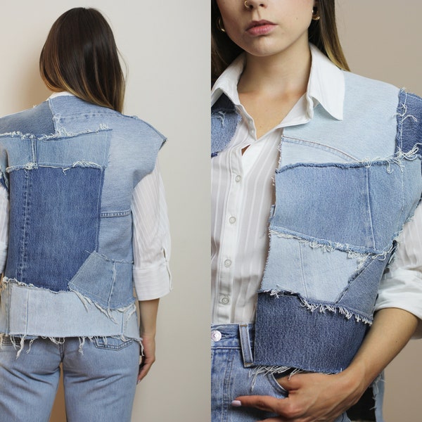Denim Patchwork - Etsy