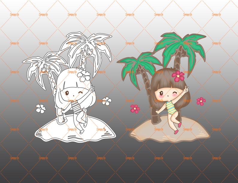 Mega Pack Digistamp + Clipart Primavera Verano, Verano Divertido, Hojas ...