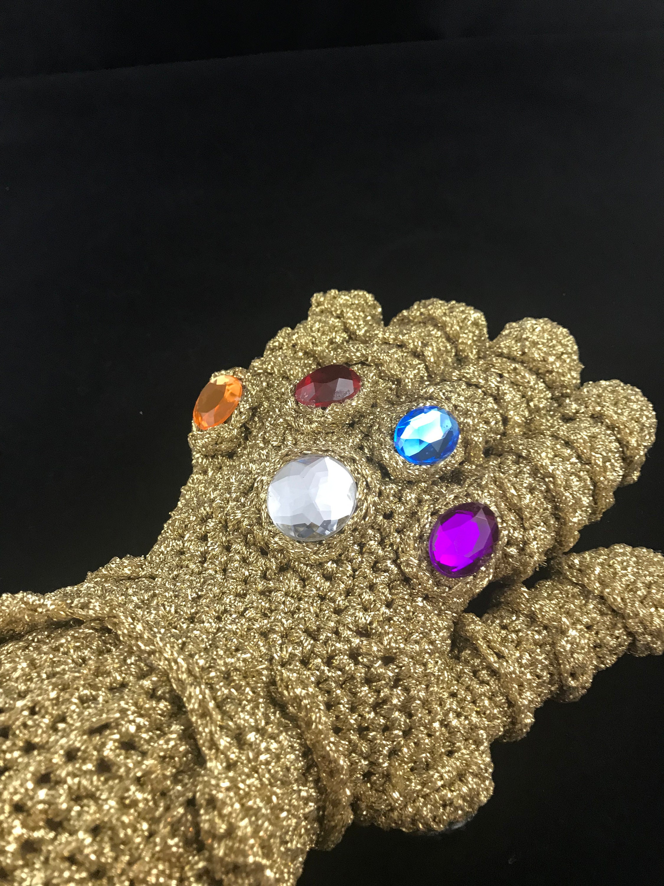 Infinity Gauntlet Crocheted Inspired by Thanos Avengers Marvel Comics ...