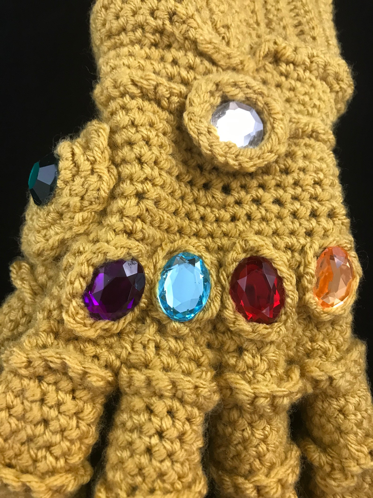 Infinity Gauntlet Crocheted Inspired by Thanos Avengers Marvel - Etsy