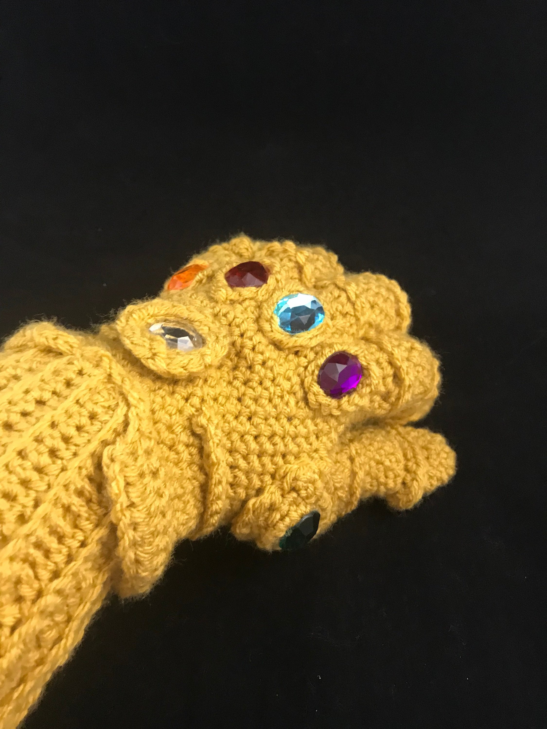 Infinity Gauntlet Crocheted Inspired by Thanos Avengers Marvel Comics ...