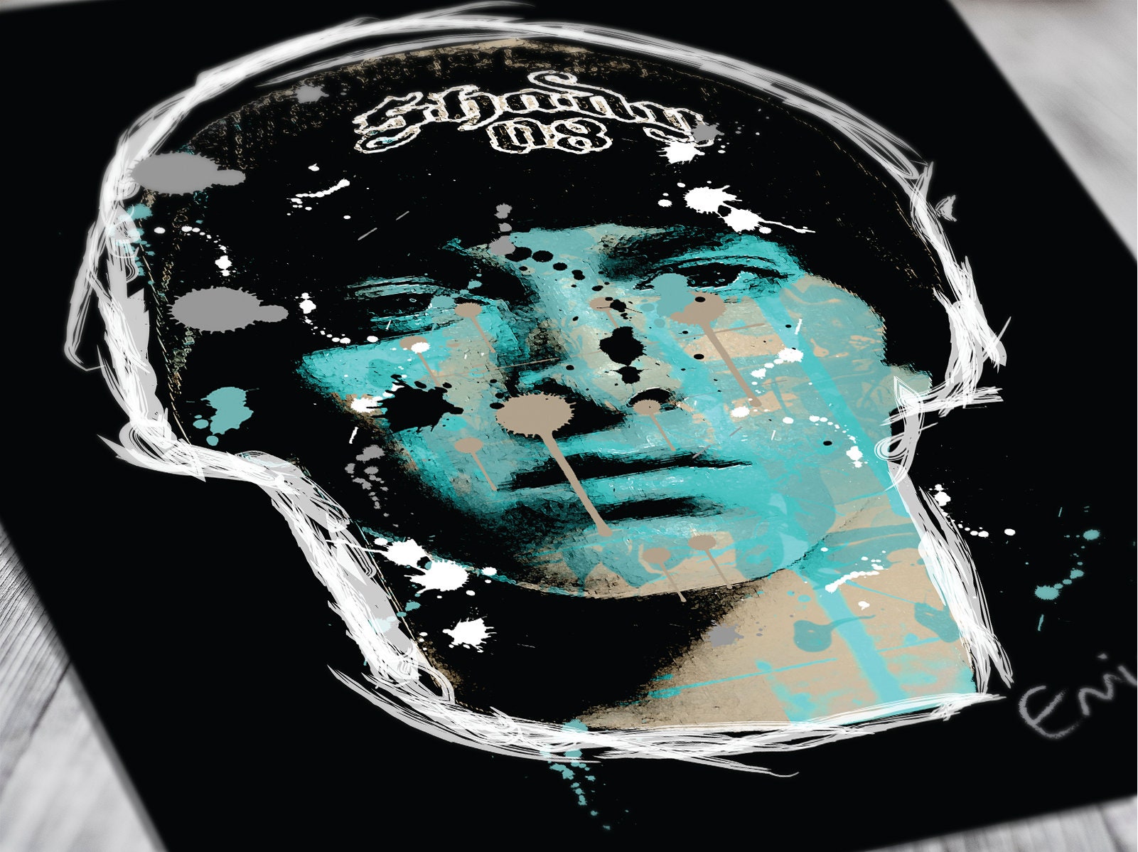 Eminem Graffiti Print / Arte Digital / Slim Shady Print / Arte - Etsy ...