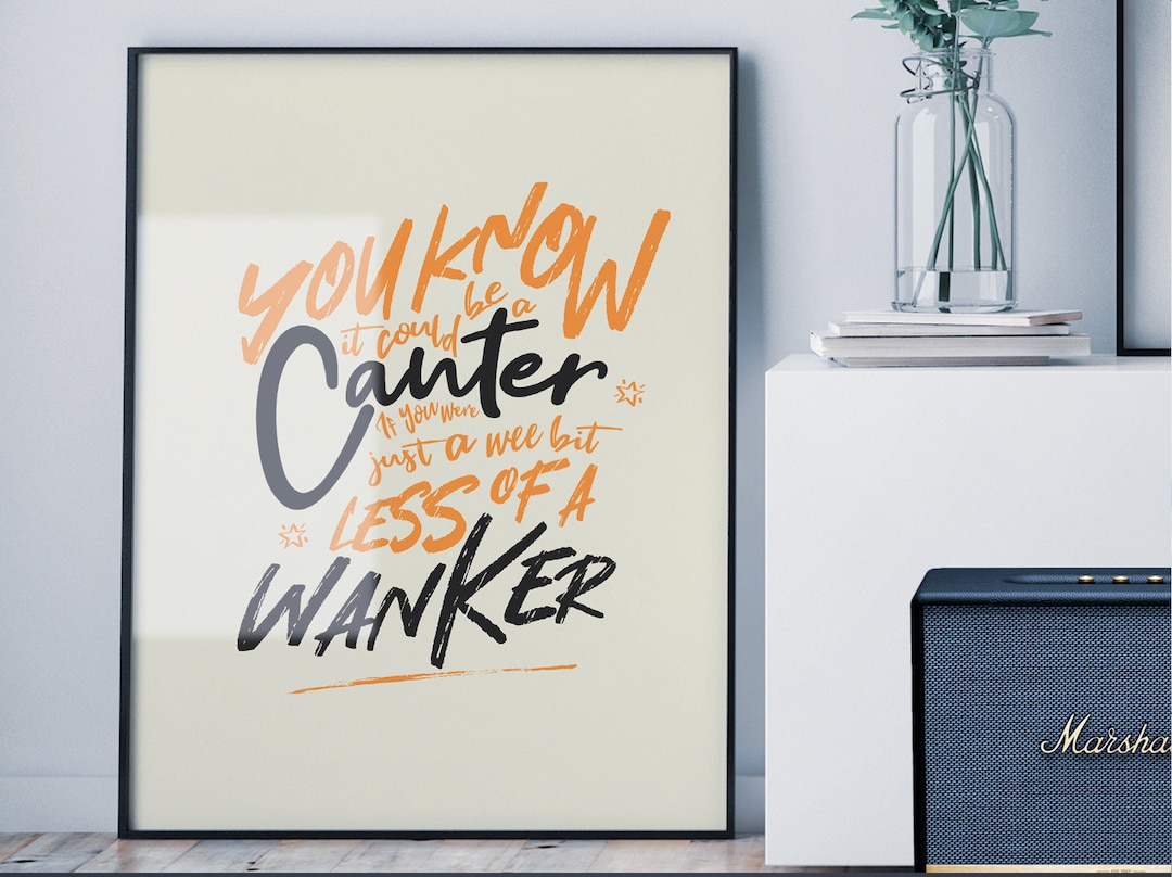 Gerry Cinnamon Poster Art Print / Artwork / Canter Lyrics / Hand ...