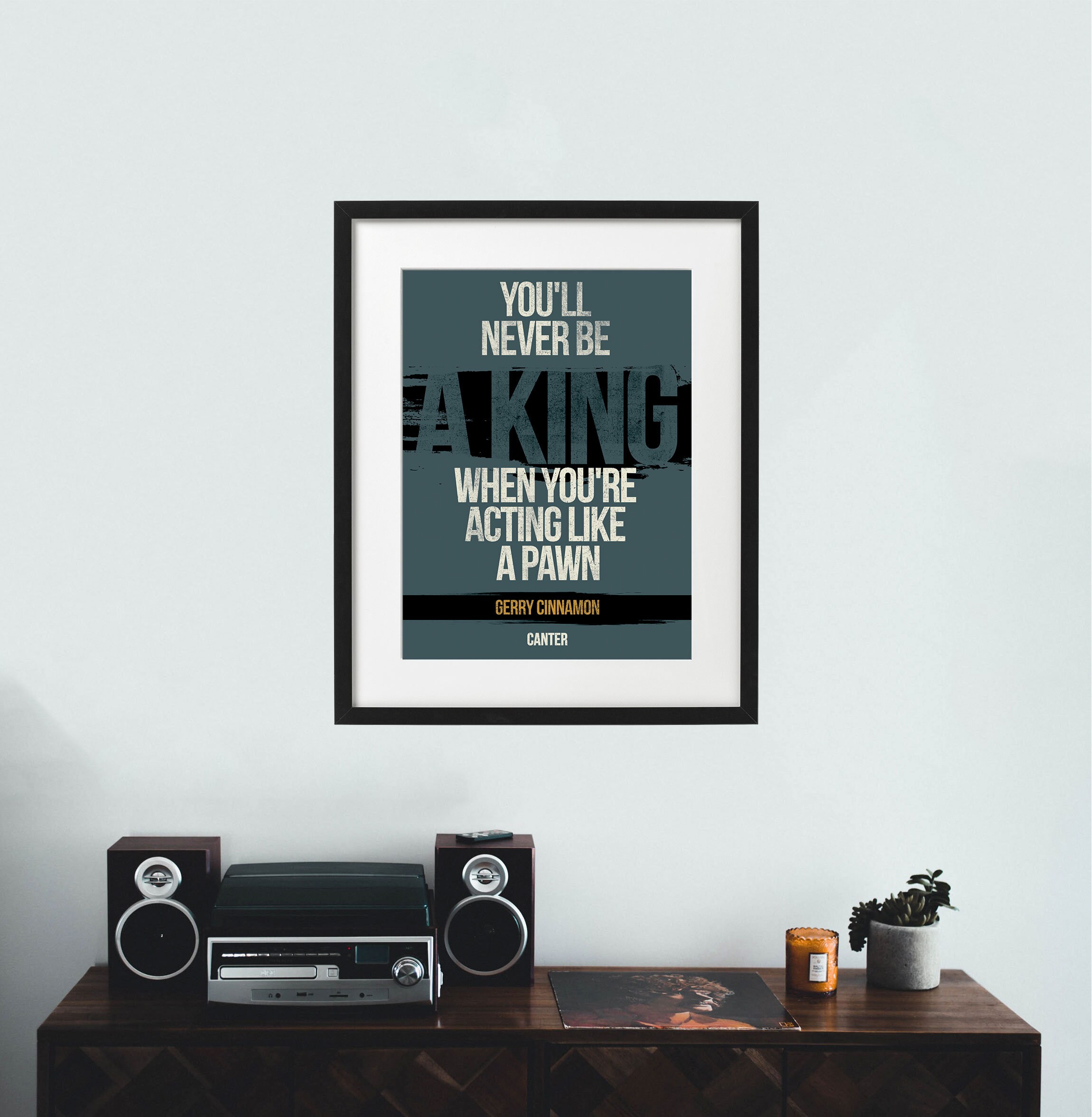 Gerry Cinnamon Canter Artwork / Music Print / Poster / Gig - Etsy Israel