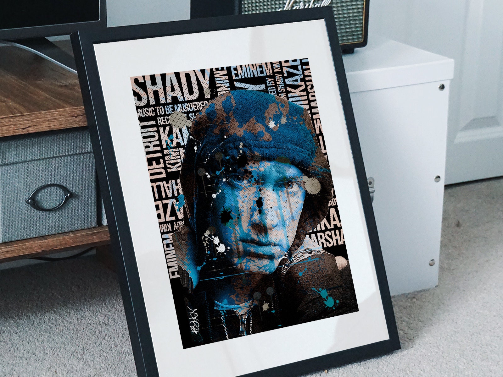 Eminem Graffiti Print / Digitale Kunst / Slim Shady Print / - Etsy ...