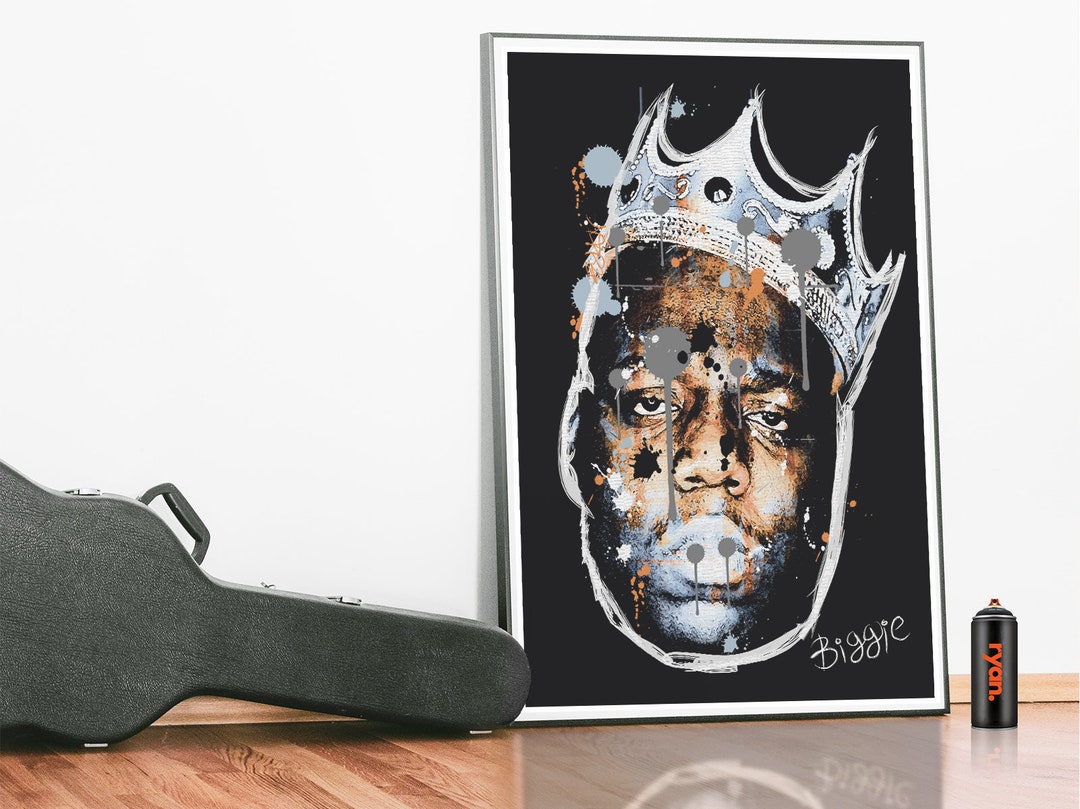 Biggie Smalls Graffiti Print / Digital Art / Notorious BIG - Etsy