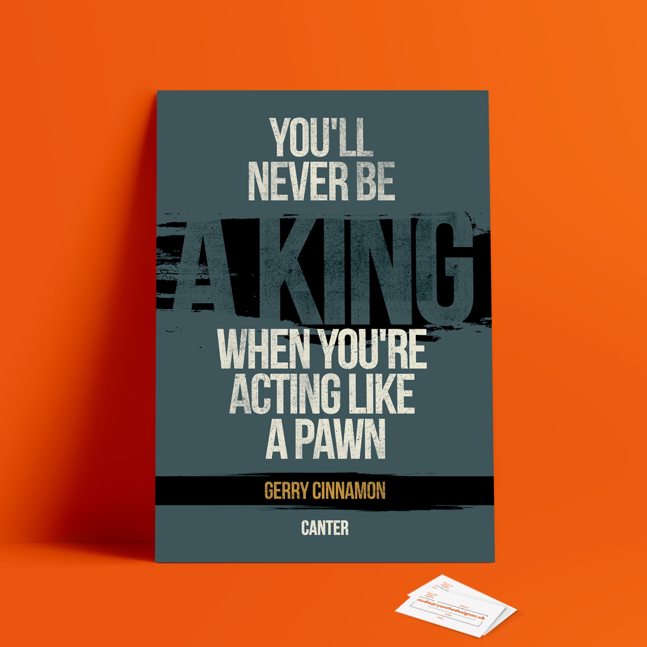 Gerry Cinnamon Canter Artwork / Music Print / Poster / Gig - Etsy Israel