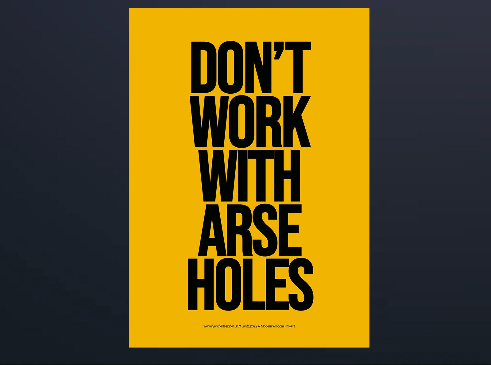 Hard Work Art Print / 1960s Design / Artwork / Matte Archival Art Print ...