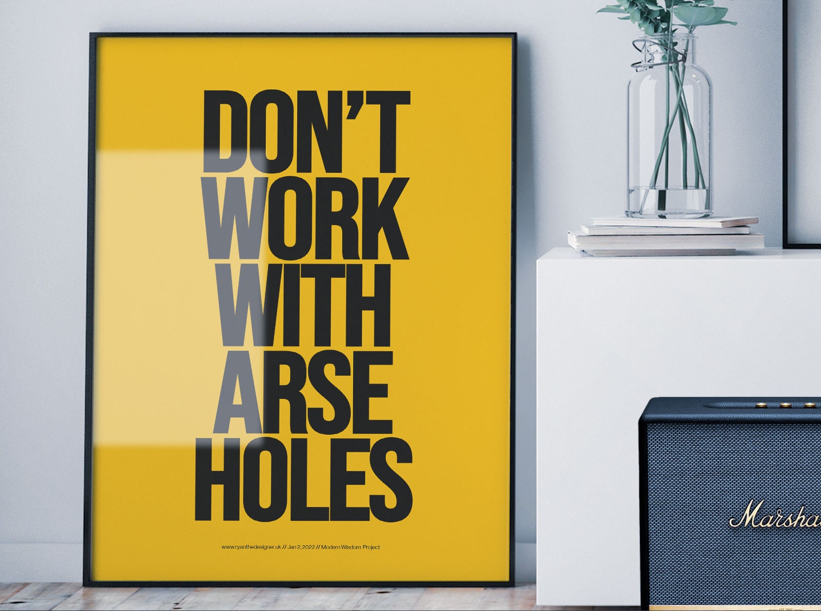 Hard Work Art Print / 1960s Design / Artwork / Matte Archival Art Print ...