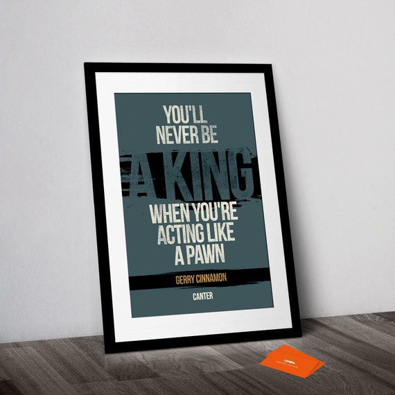 Gerry Cinnamon Canter Artwork / Music Print / Poster / Gig | Etsy