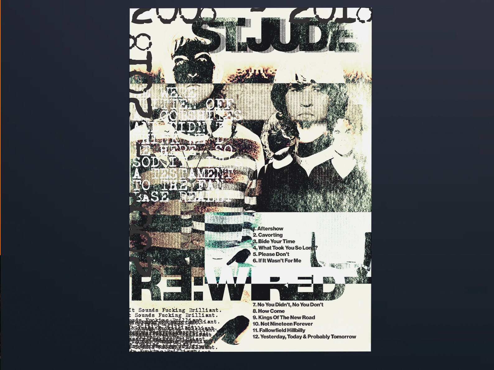 St Jude Poster/ Artwork / Courteeners Print / Poster / Britpop - Etsy