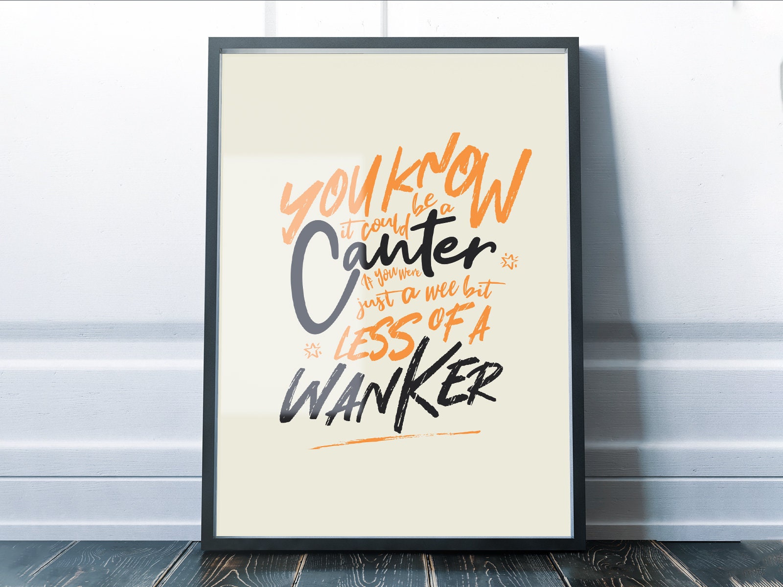 Gerry Cinnamon 'canter' Lyrics Art Print: Scottish Folk Music Poster ...