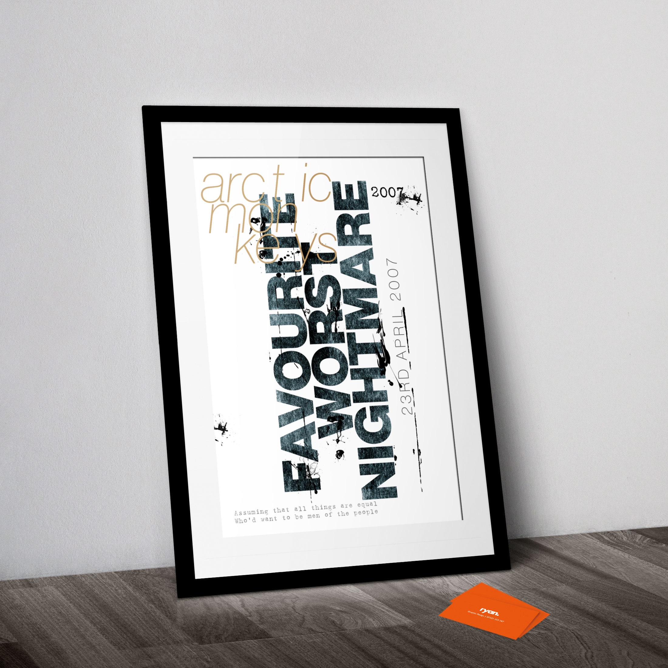 Arctic Monkeys Favourite Worst Nightmare Artwork