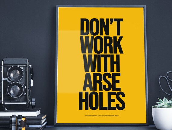 Hard Work Art Print / 1960s Design / Artwork / Matte Archival | Etsy