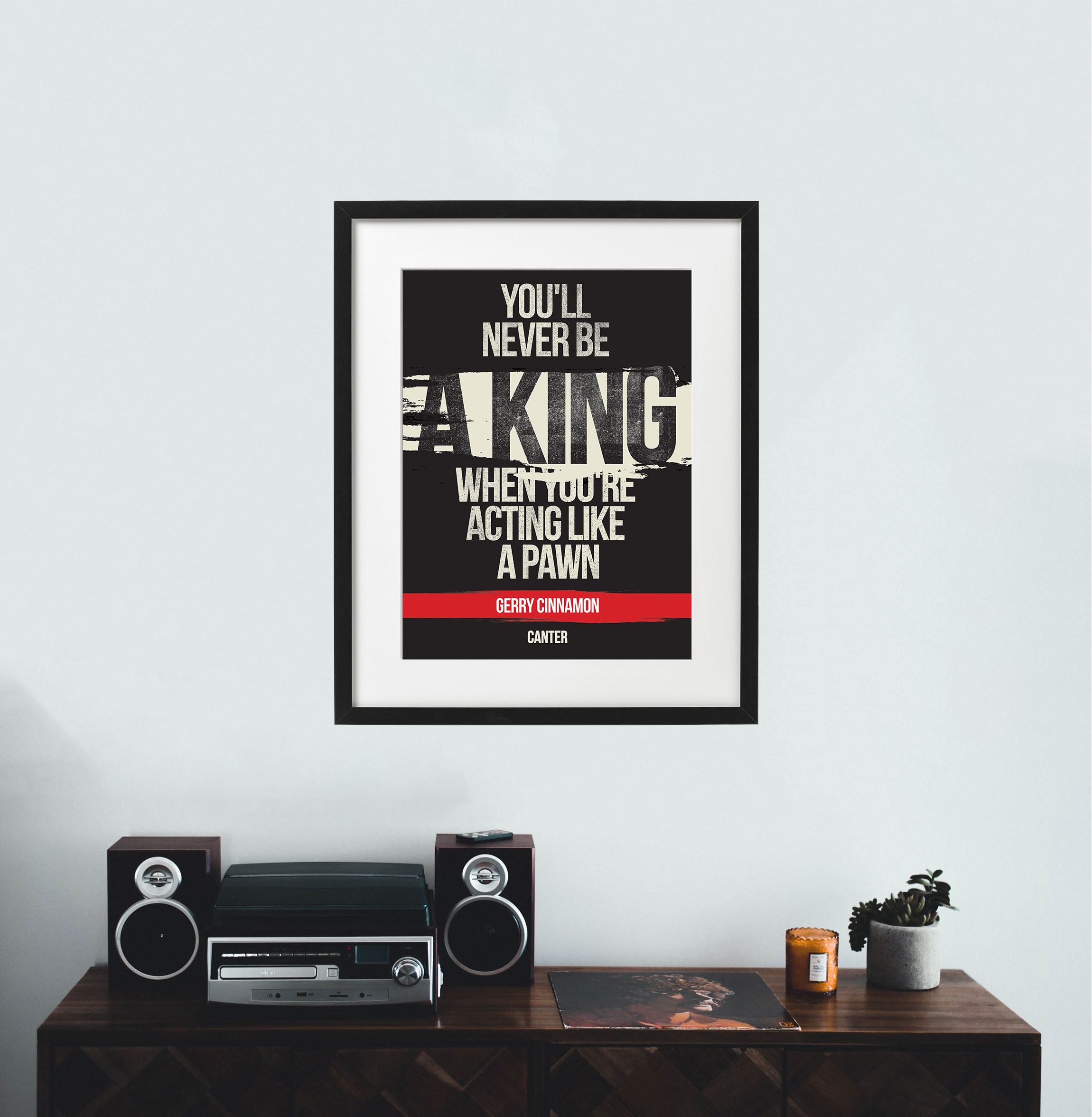 Gerry Cinnamon Canter Artwork / Music Print / Poster / Gig | Etsy