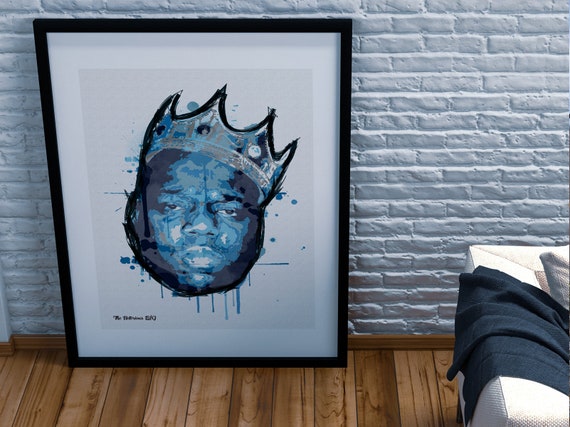 Biggie Smalls Graffiti Print / Digital Art / Notorious BIG - Etsy.de