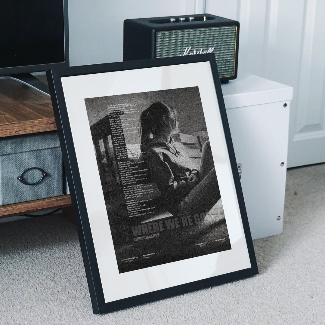 Gerry Cinnamon Poster Print / The Bonny Poster / Gerry Artwork - Etsy ...