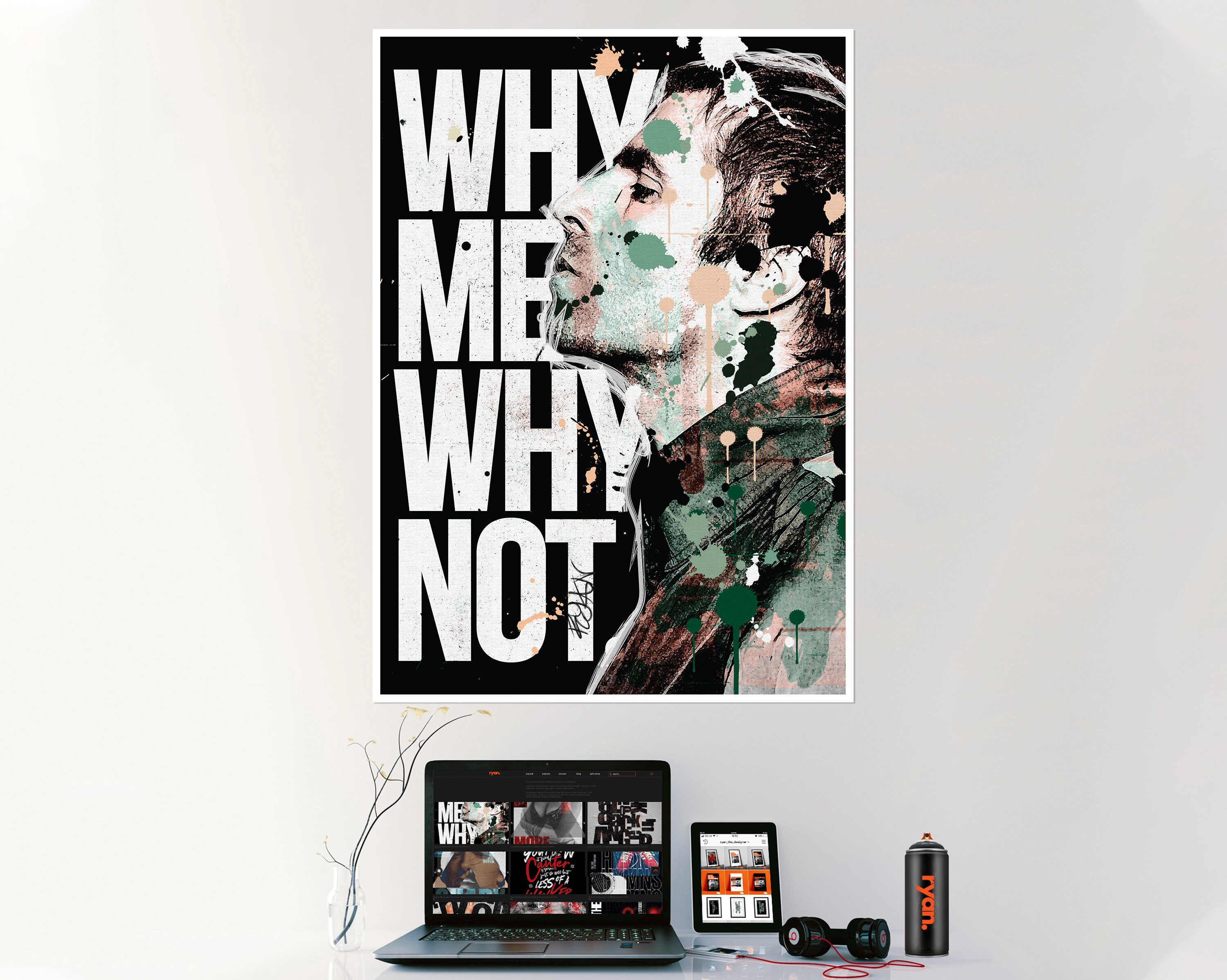 Liam Gallagher A1/A2 Artwork / Why Me Why Not Poster / - Etsy
